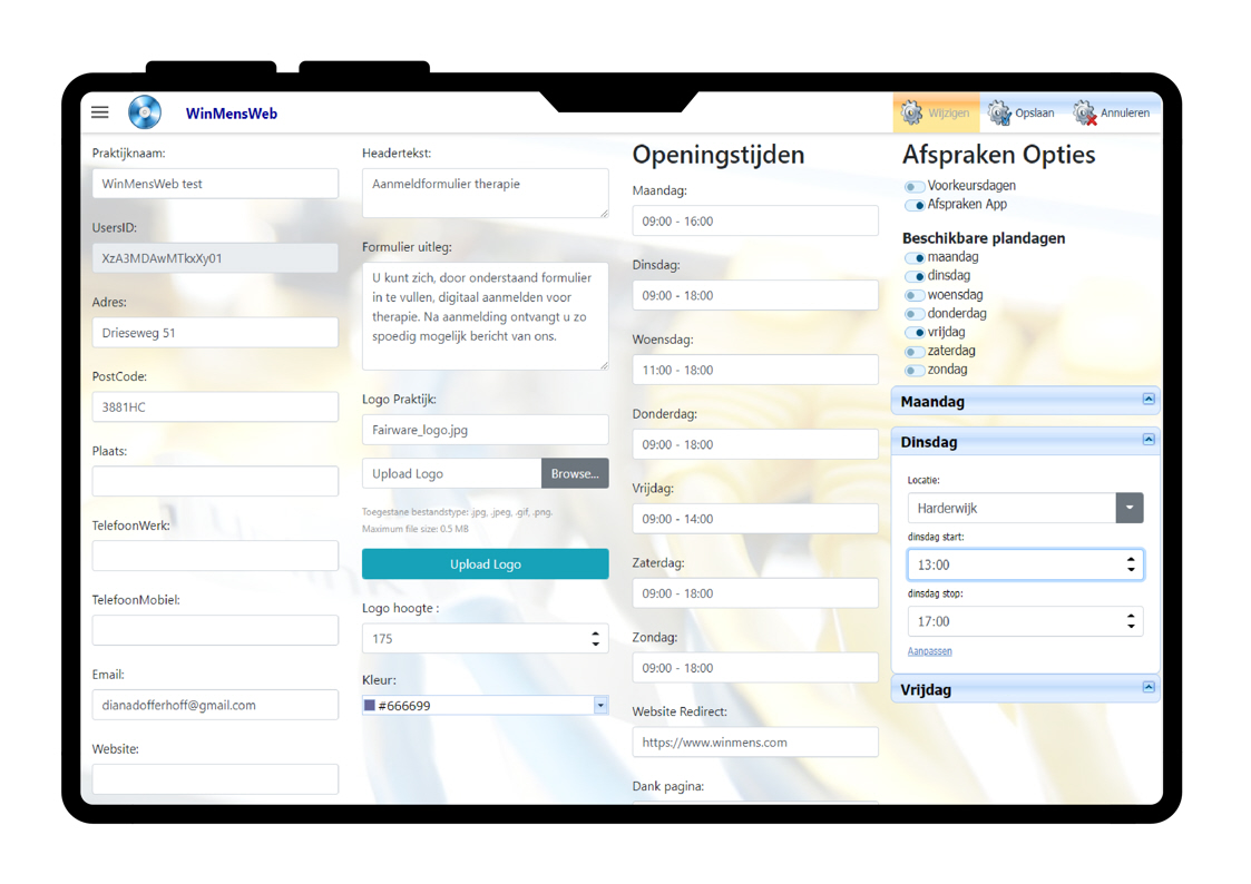 WinMens paramedische software
